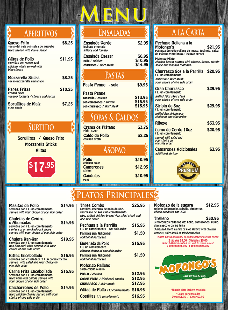 Restaurante de Mofongos en Carolina | Sabor Boricua Auténtico